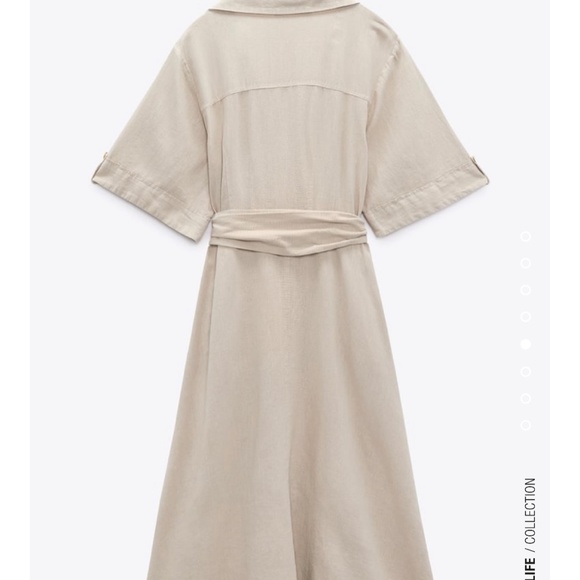 Zara | Dresses | Zara Linen Blend Shirt Dress | Poshmark